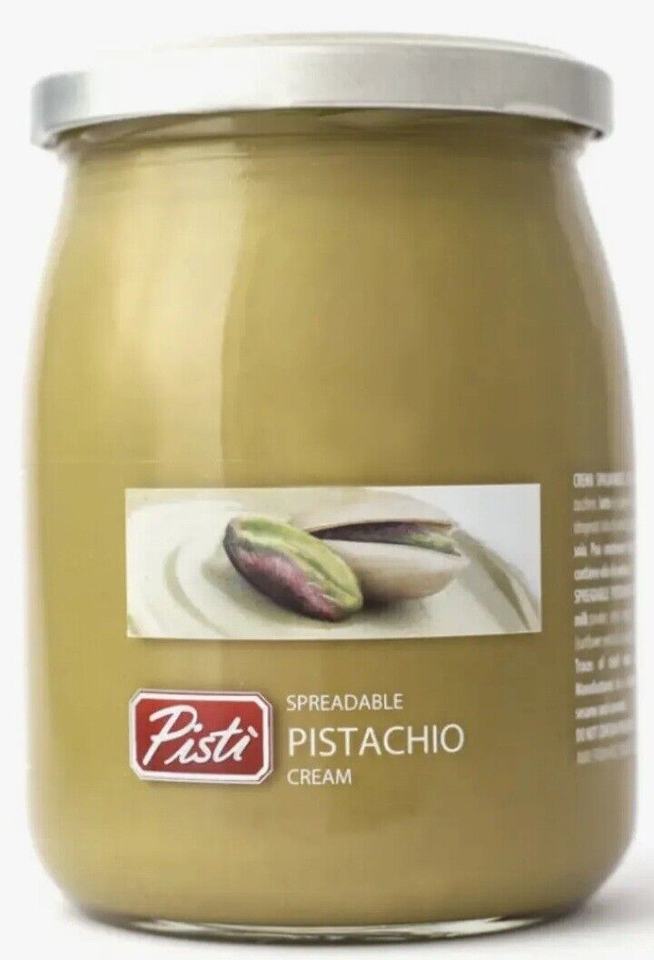 PISTI SICILIAN PISTACHIO CREAM SPREAD SPREADABLE PASTE JAR 600G - Bulk ...